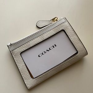 Coach | Bags | Coach Mini Skinny Id Case In Signature White | Poshmark